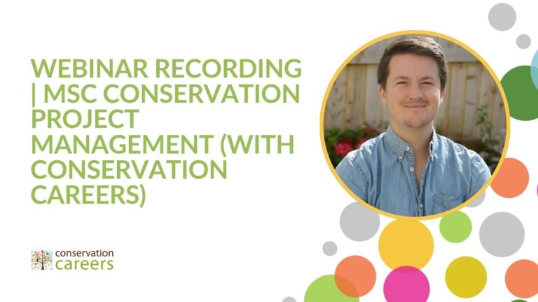 Conservation Careers: Conservation Jobs & Careers Advice